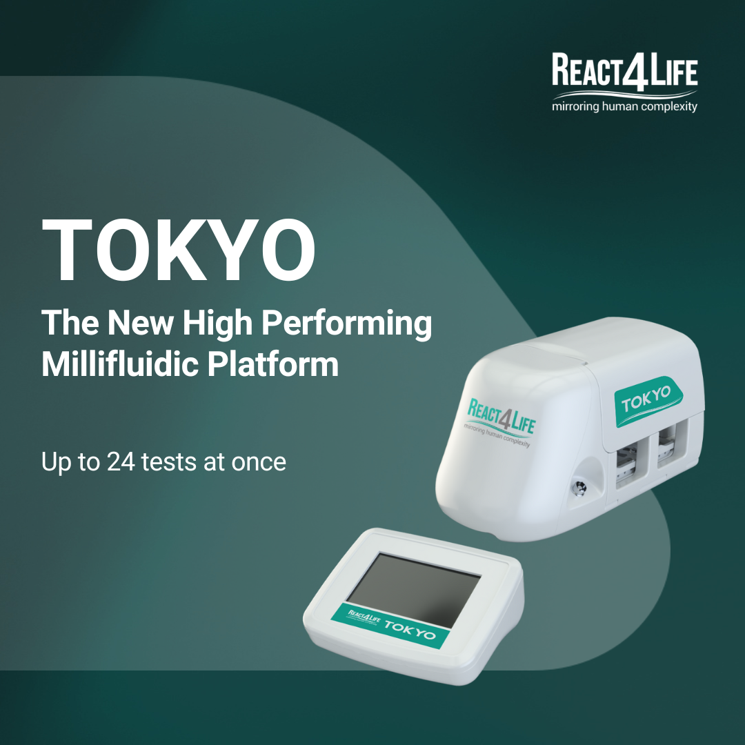 Tokyo: the new high performing millifluidic platform | React4life